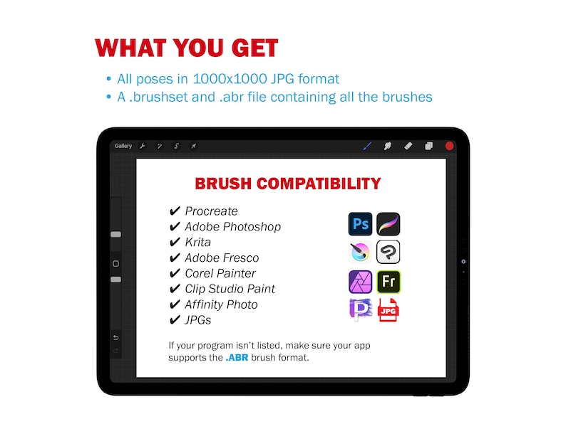 Procreate Hand Brush | Hands Anatomy | Hands Graphics | Procreate Hands ...