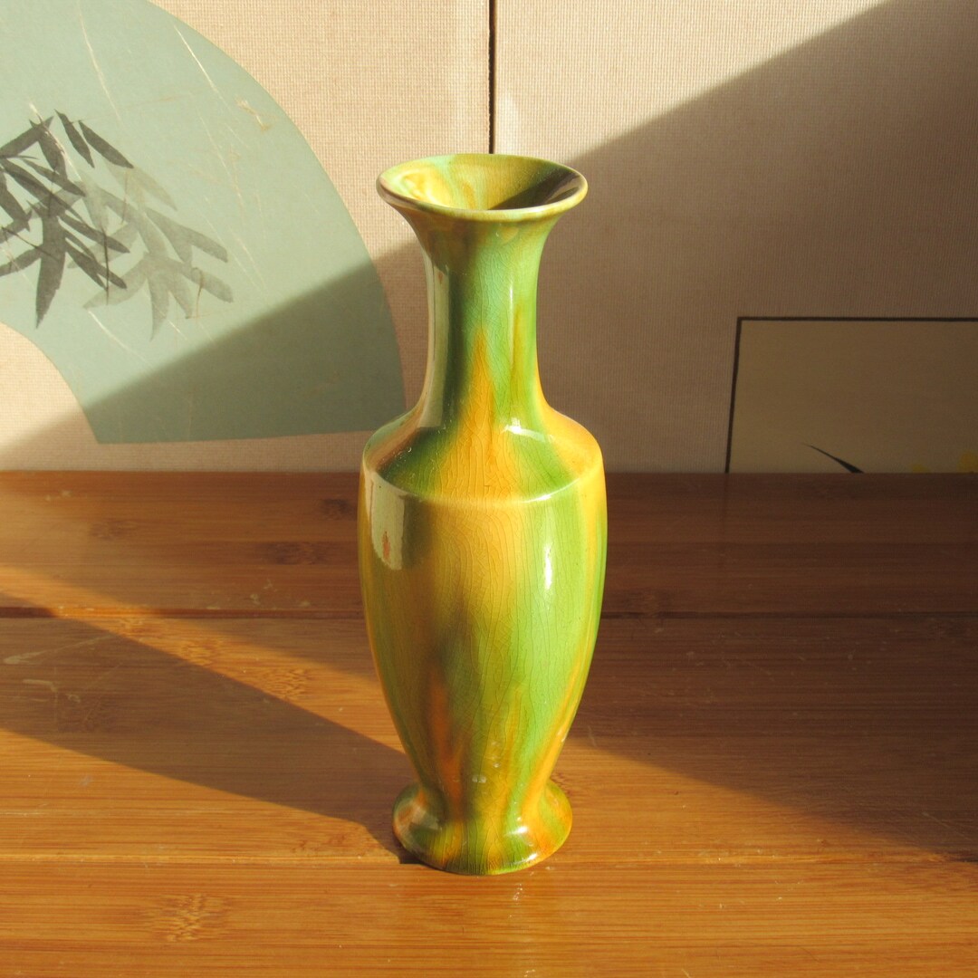 Rare Vase GLAZED BOTTLE VASE by Kasuke Yokoishi - Etsy