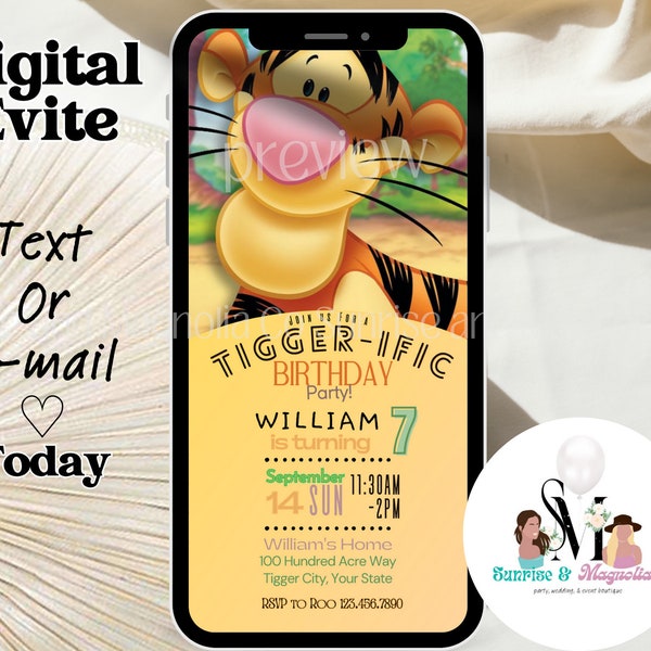 Tigger Birthday - Etsy