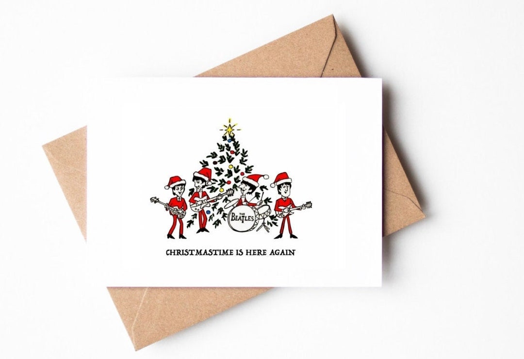 The Beatles Christmas Card - Etsy