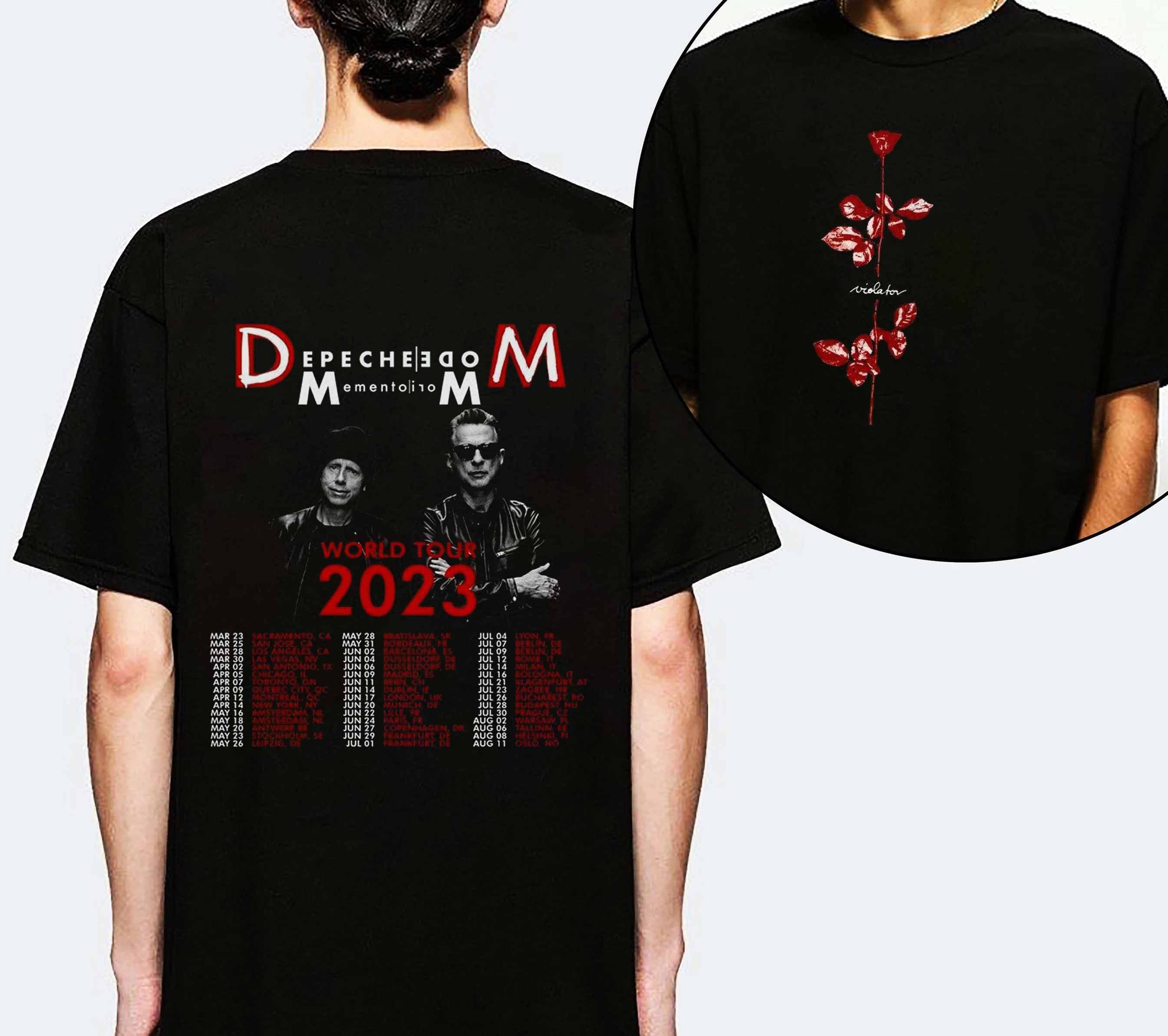 Depeche Mode Rock Merch, Depeche Mode List Songs Shirt, Depeche Mode ...