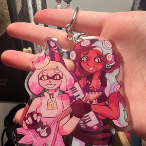 Splatoon Pearl and Marina pearlina Keychain PRE-ORDERS - Etsy