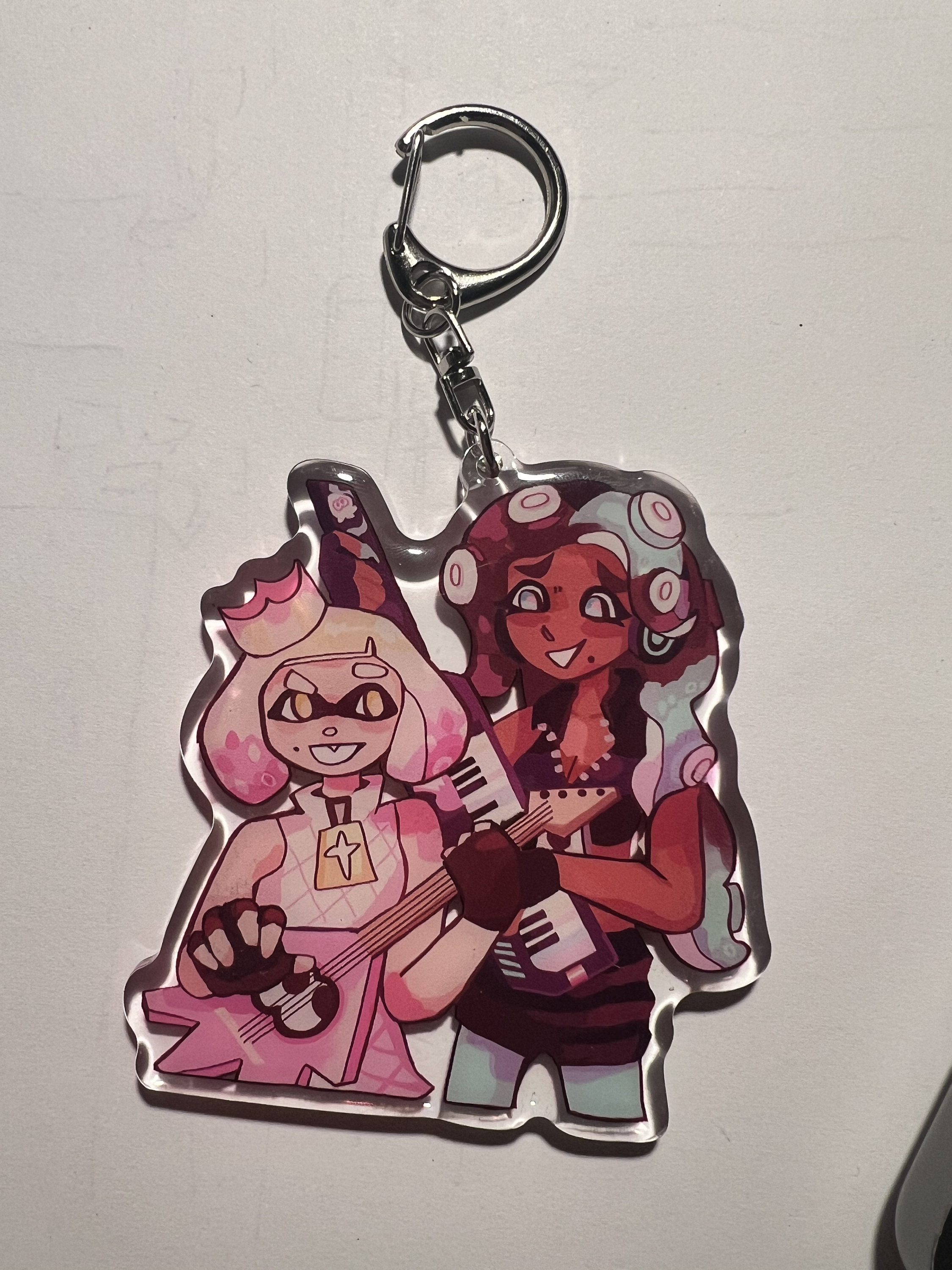 Splatoon Pearl and Marina pearlina Keychain PRE-ORDERS - Etsy