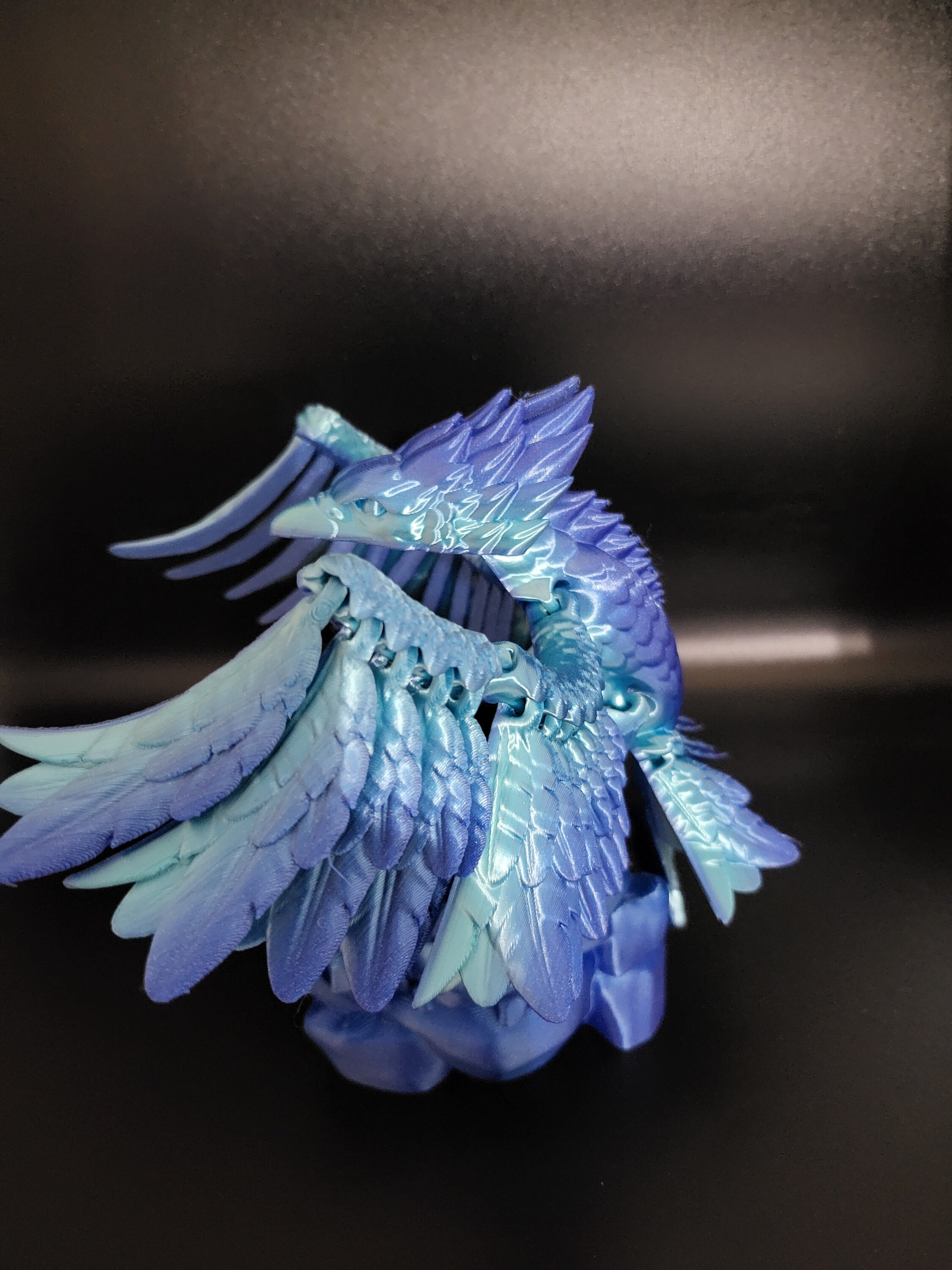 Flexi Phoenix Bird 3d Printed Model - Etsy