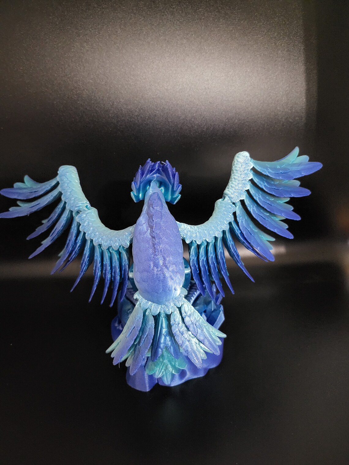 Flexi Phoenix Bird 3d Printed Model - Etsy