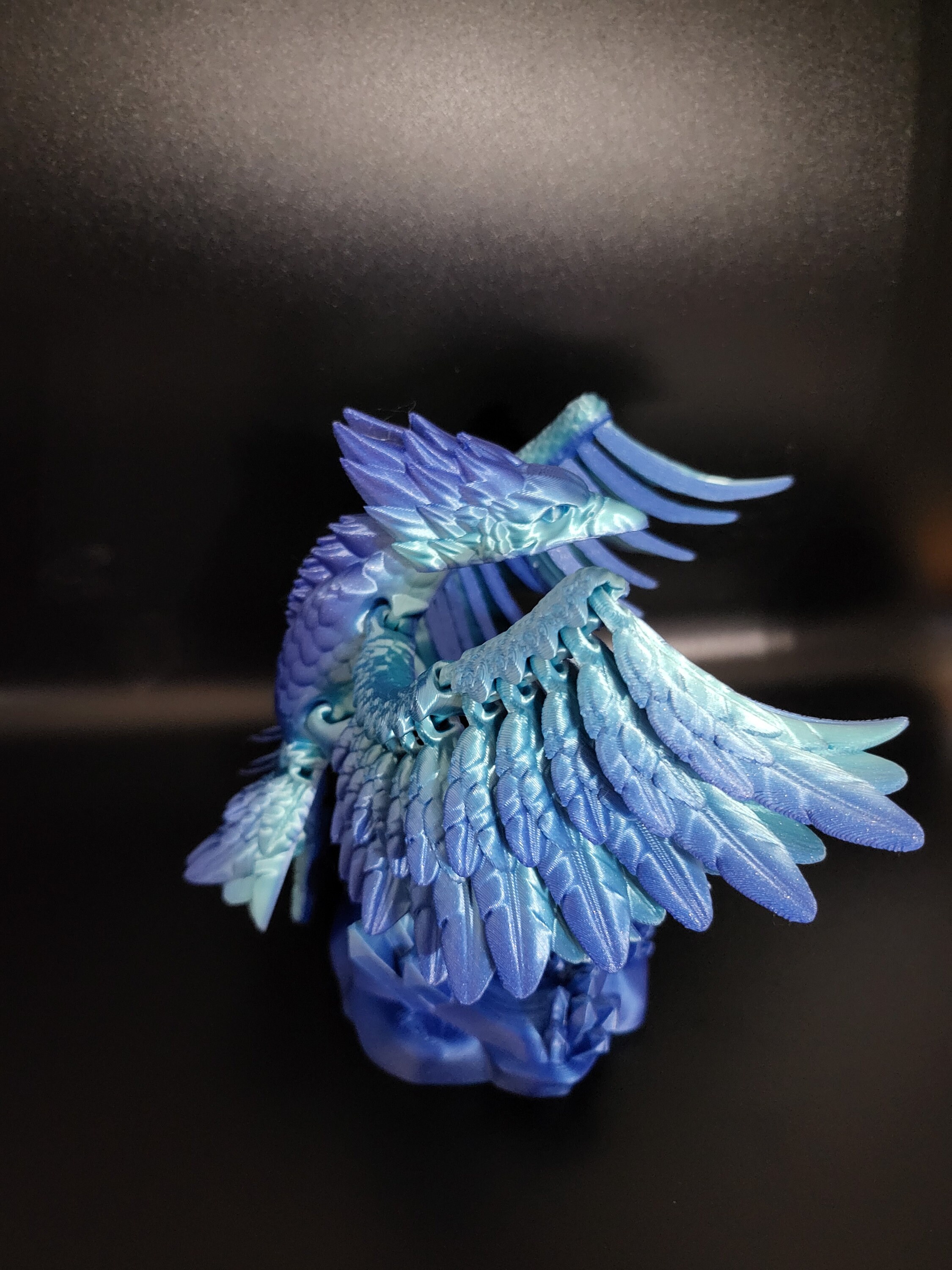 Flexi Phoenix Bird 3d Printed Model - Etsy