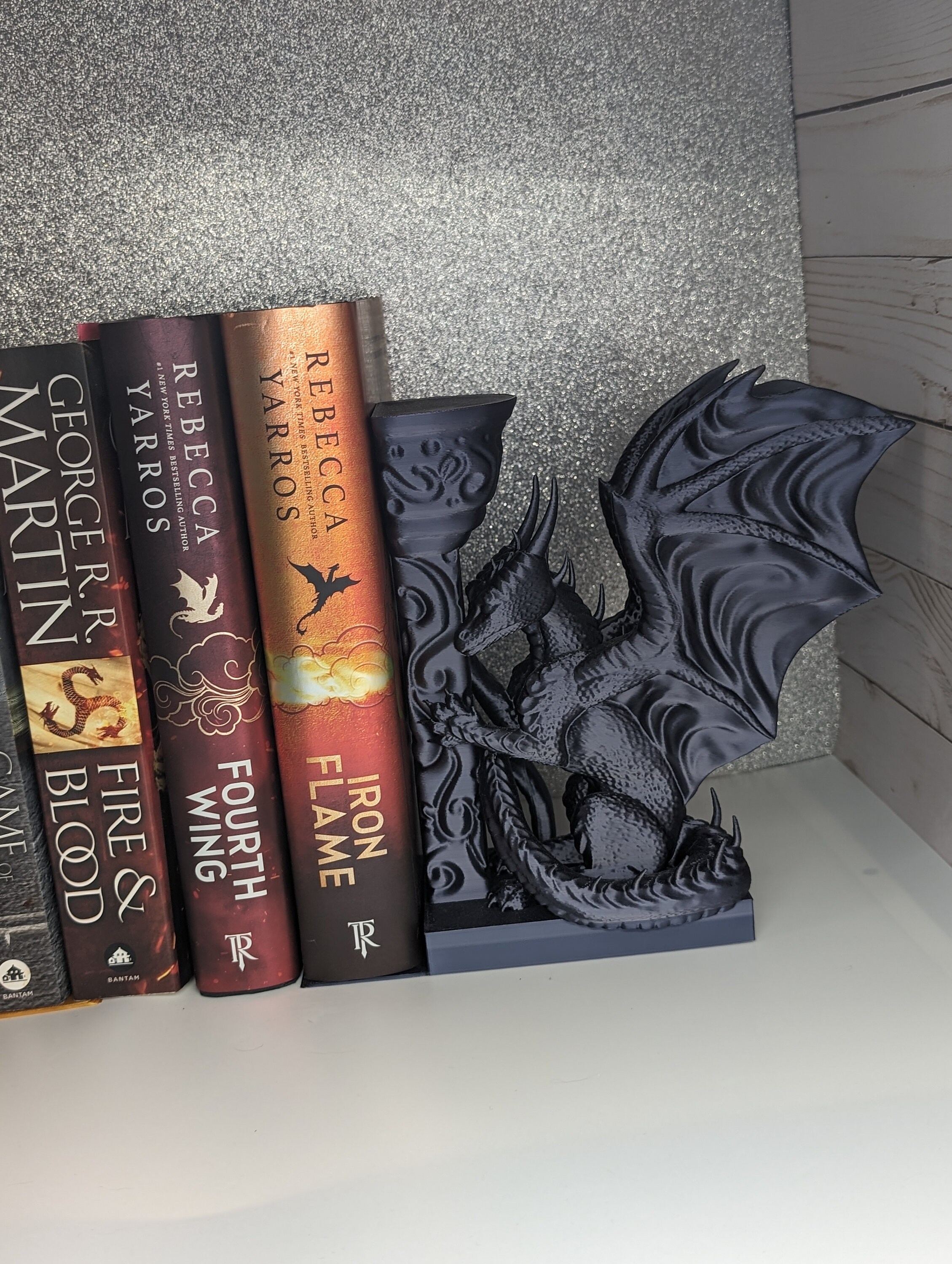 Dragon Bookends – Medieval Fantasy Decor, Perfect for Shelves and ...