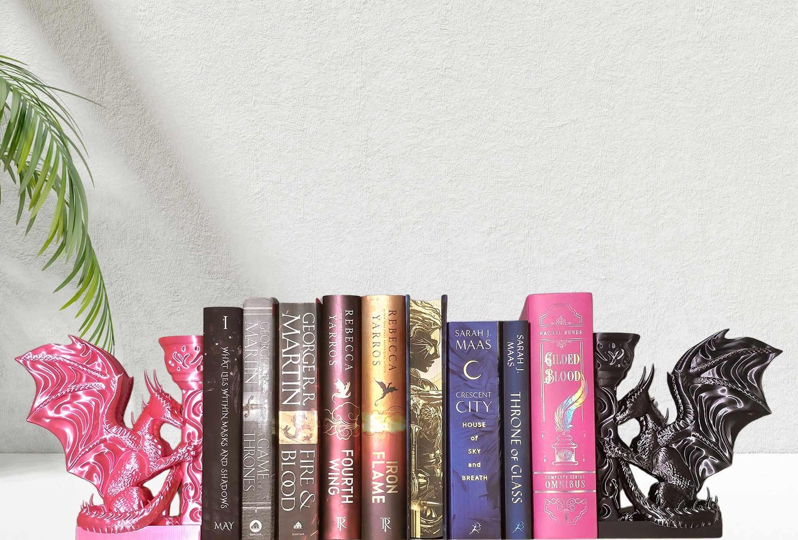 Dragon Bookends – Medieval Fantasy Decor, Perfect for Shelves and ...