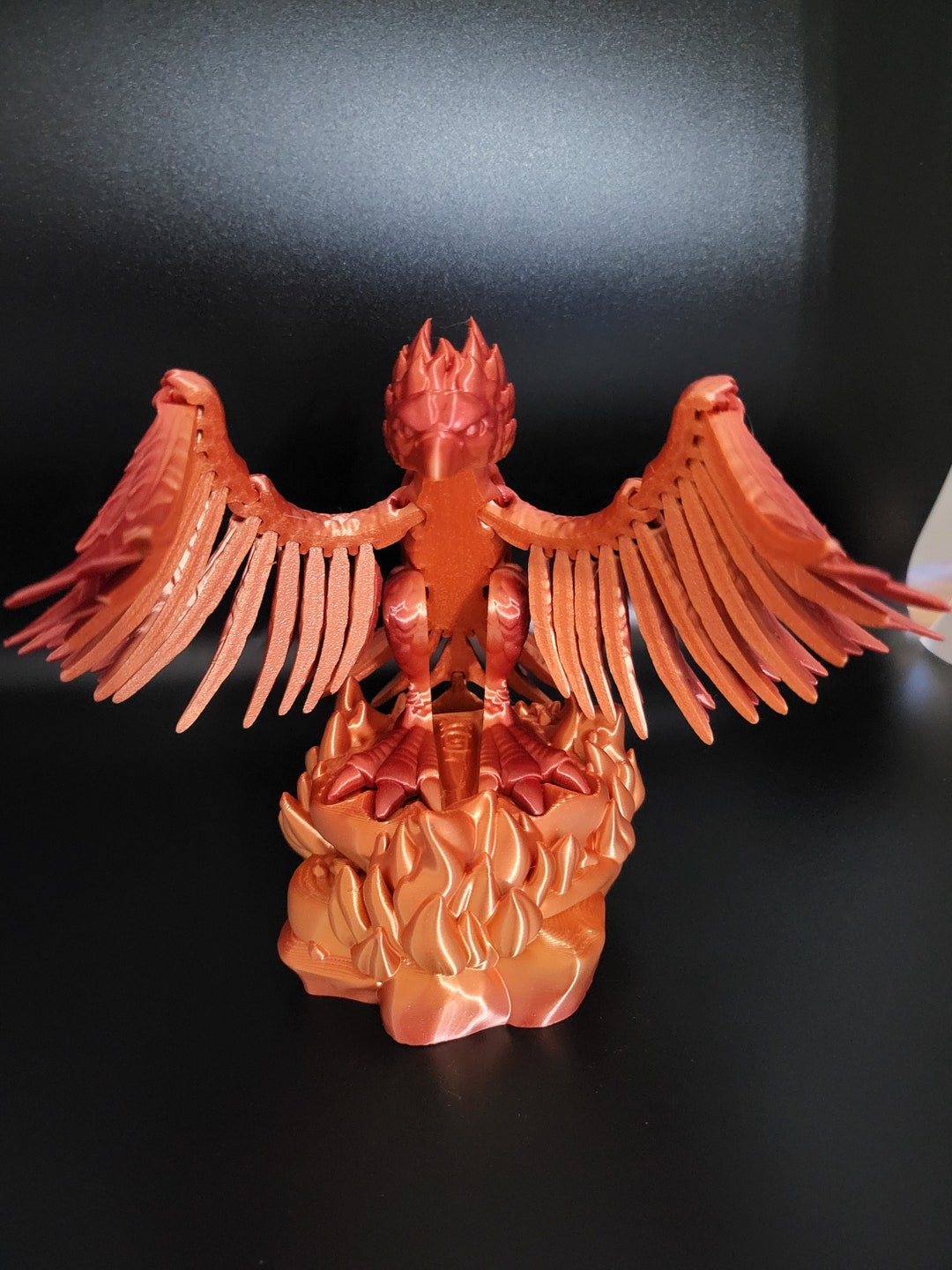 Flexi Phoenix Bird 3d Printed Model - Etsy