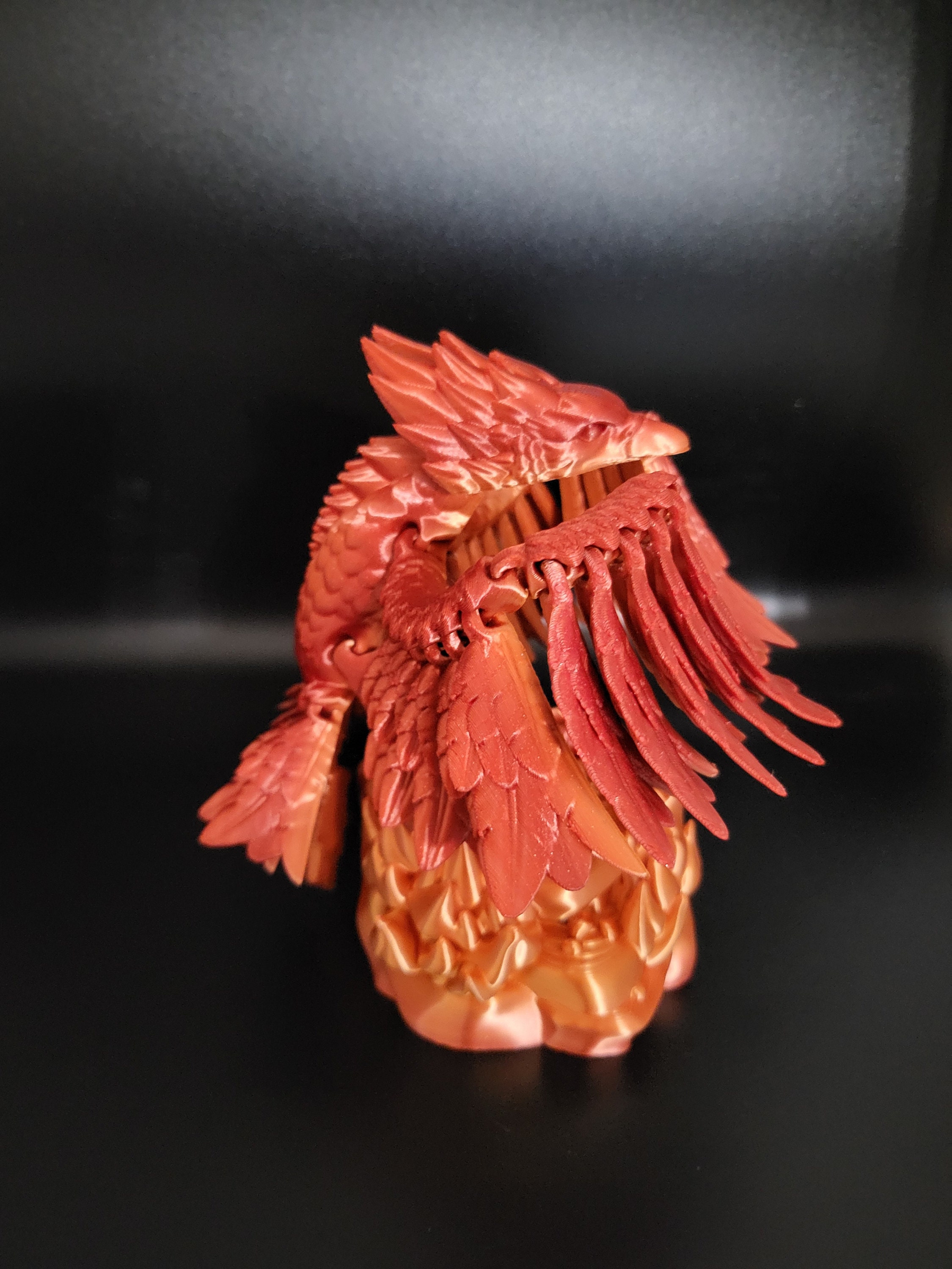 Flexi Phoenix Bird 3d Printed Model - Etsy