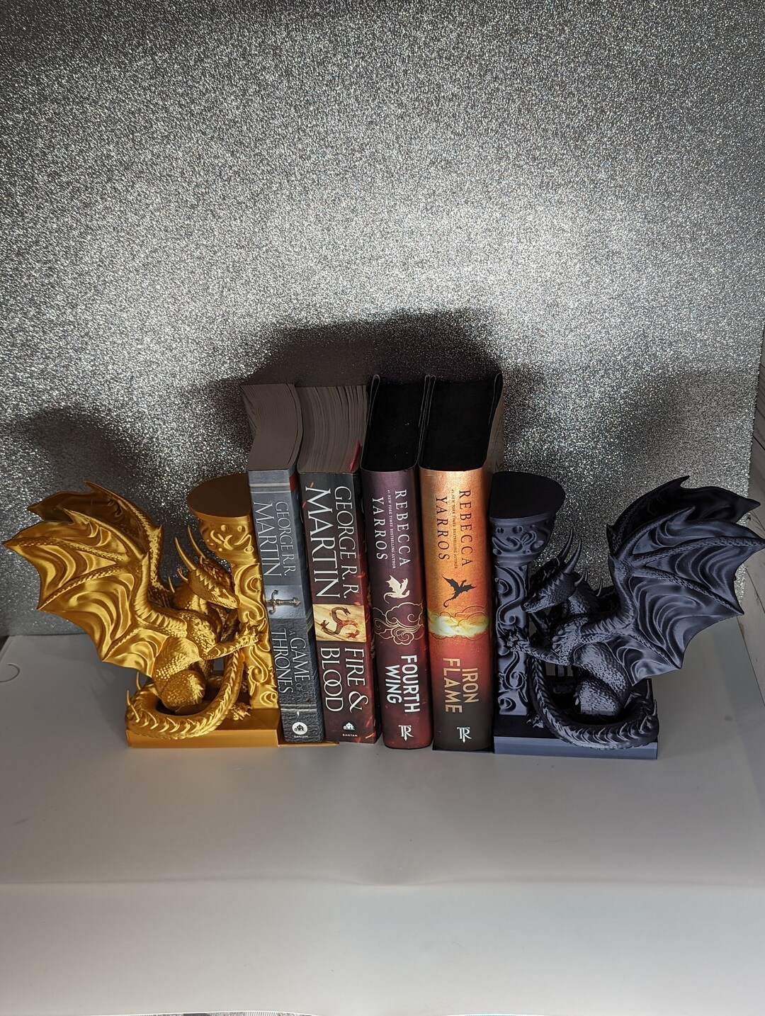 Dragon Bookends Medieval Fantasy Decor, Perfect for Shelves and ...