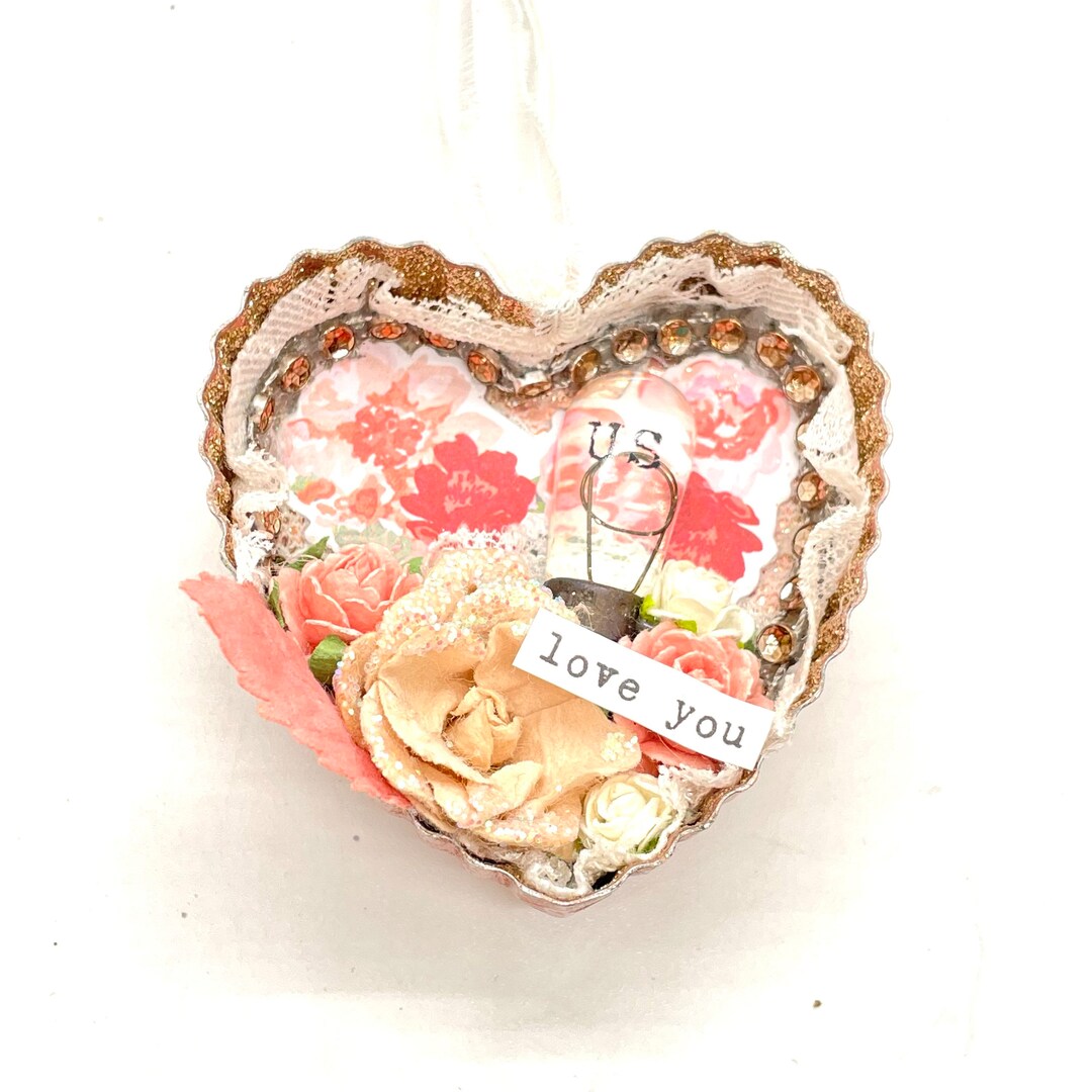 Vintage metal Heart Cookie Cutter Love Valentine's Day Themed Hand ...