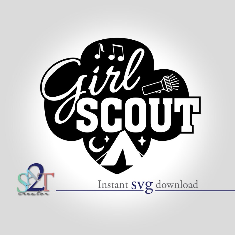 Girl Scout Svg - Etsy