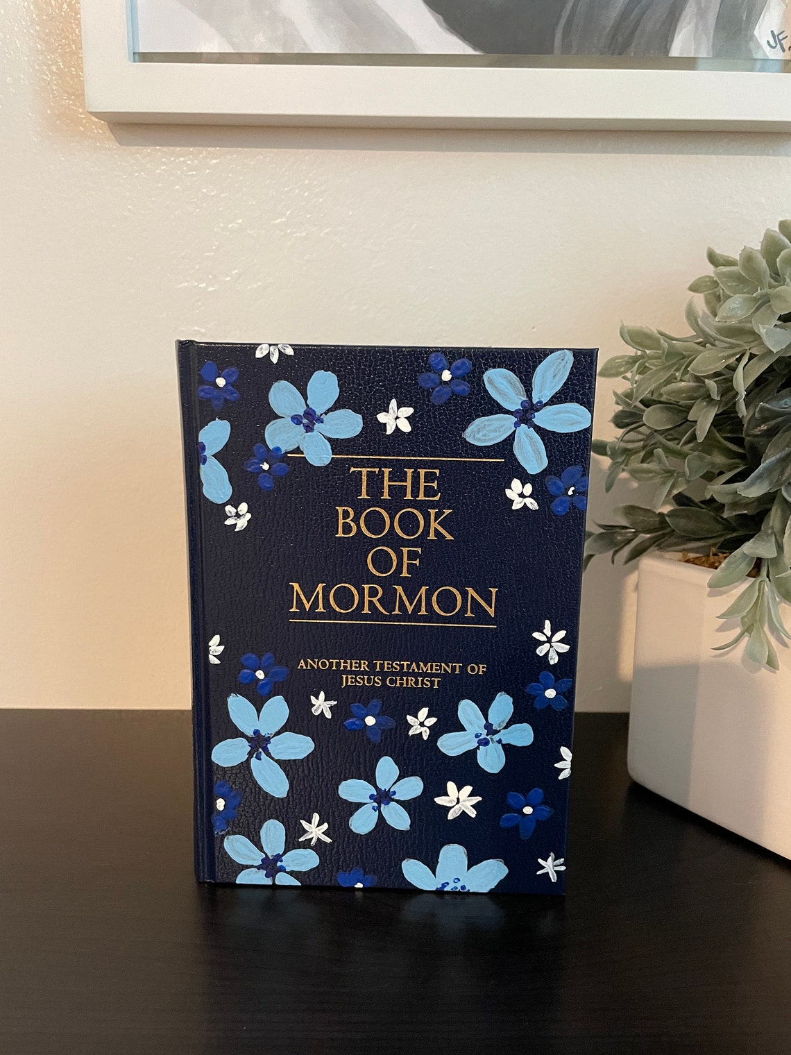 Painted Book of Mormon - Etsy