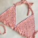 Crochet Beaded Ruffled Bikini Bralette PATTERN ONLY Pinky Winky ...