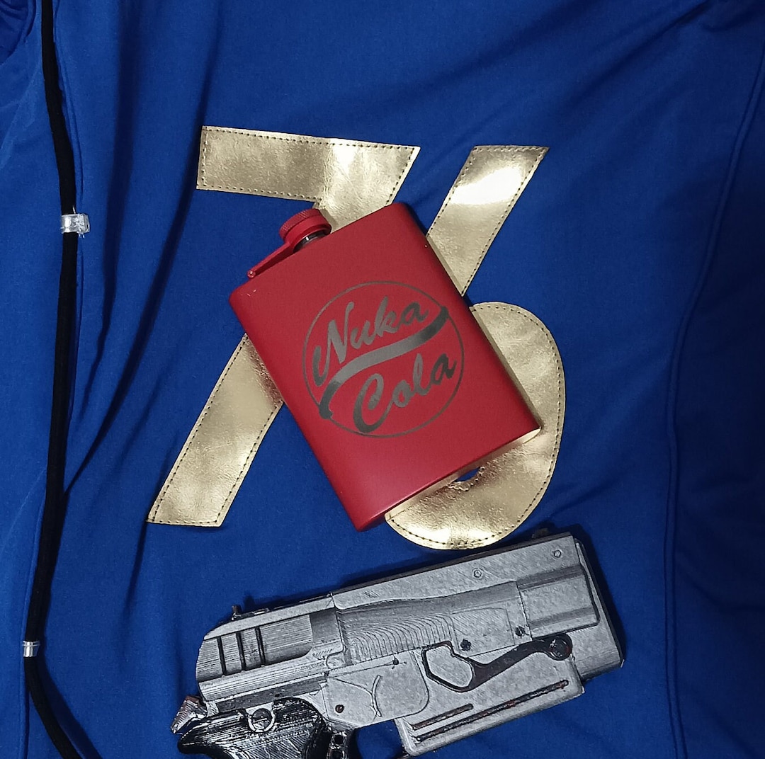 Nukacola 8oz Stainless Flask, Fallout - Etsy