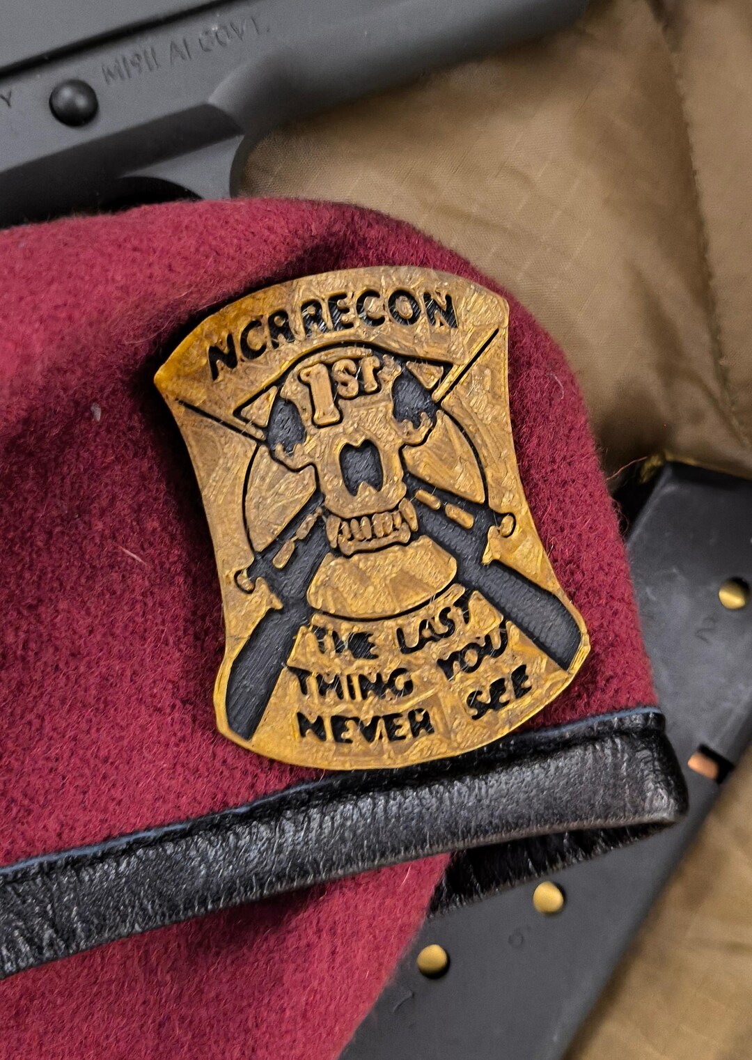 1st Recon Beret Flash - Etsy