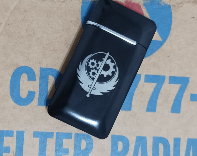 Brotherhood of Steel Fallout Themed Butane Lighter - Etsy