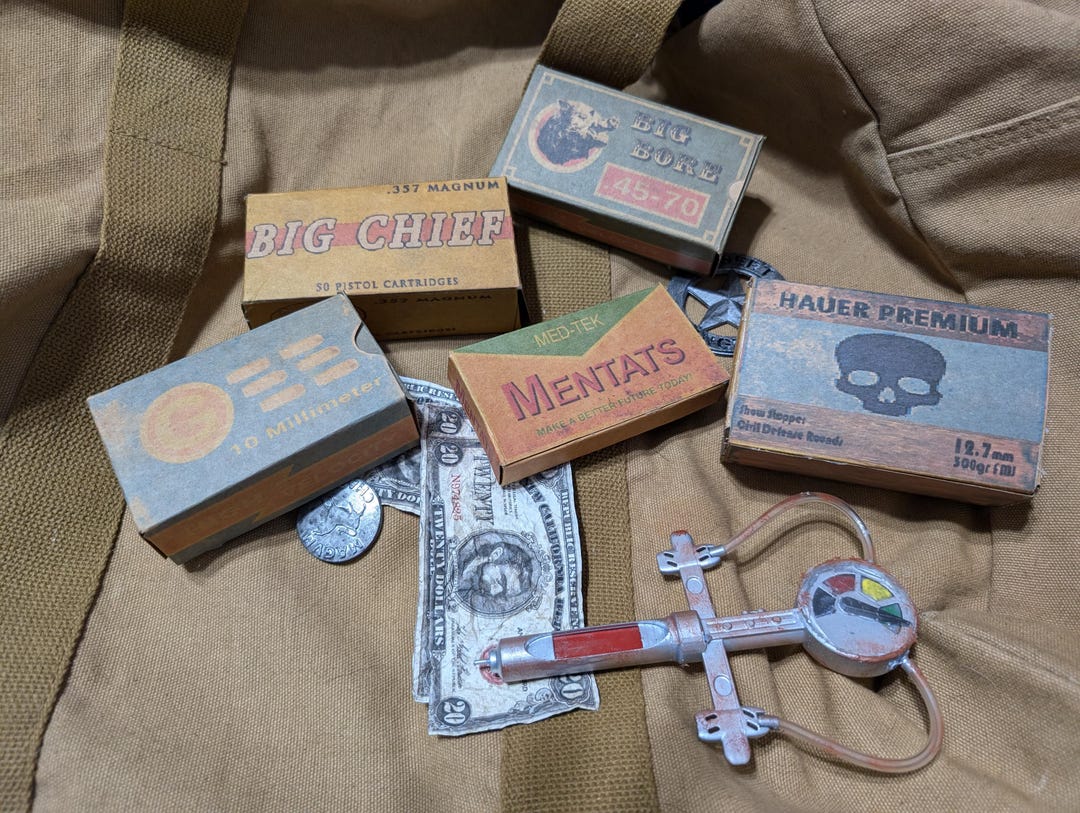 Fallout Cosplay Boxes Ammo Mentats - Etsy