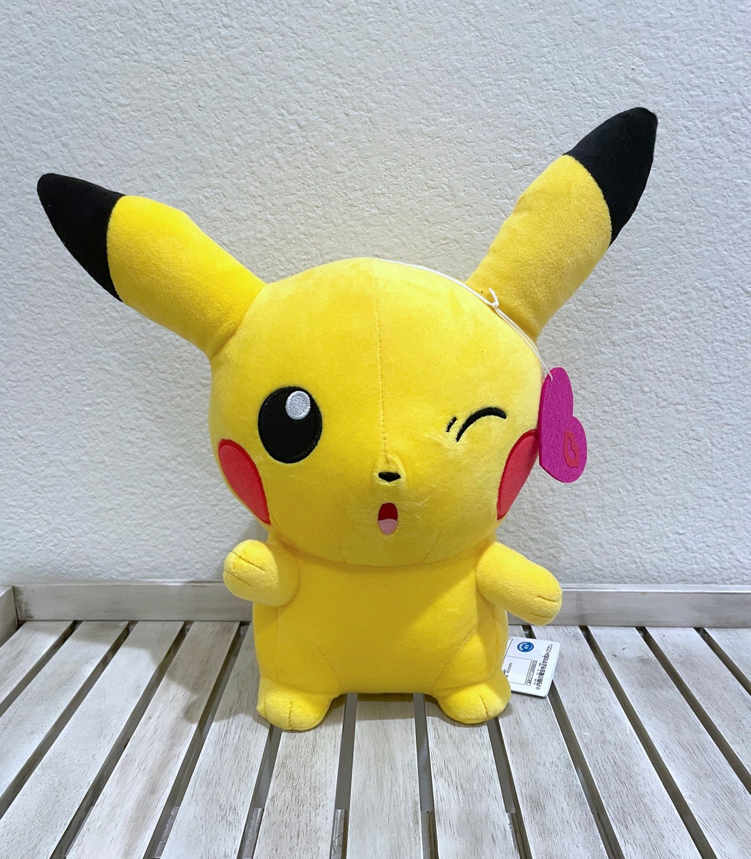 Kawaii Pokepoke Pika Plushie and Wall Storage Bag Bundle From Japan - Etsy