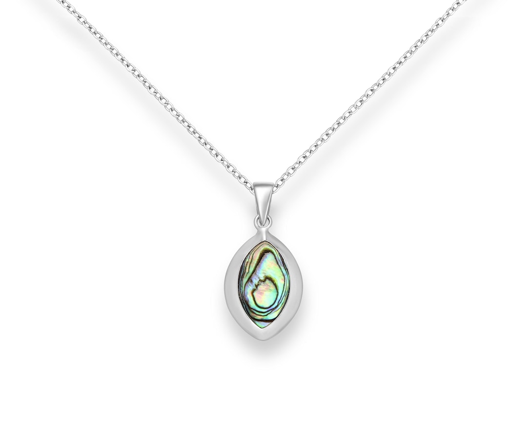 Adoré 925 Sterling Silver Shell Pendant - Etsy Australia
