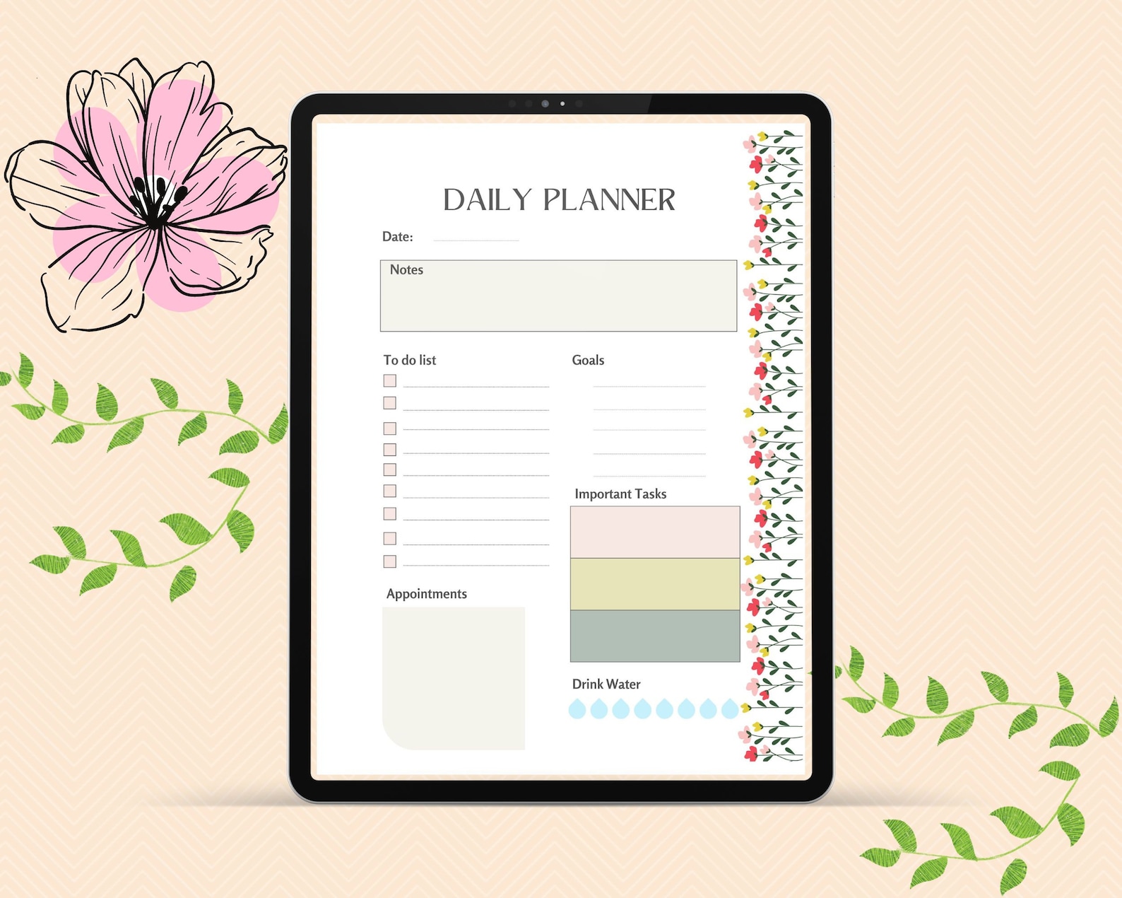 Printable Daily Planner, Digital Daily Planner, Disciplined Life, Find ...