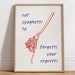 Eat Spaghetti to Forgetti Your Regretti Poster, Italian Kitchen ...