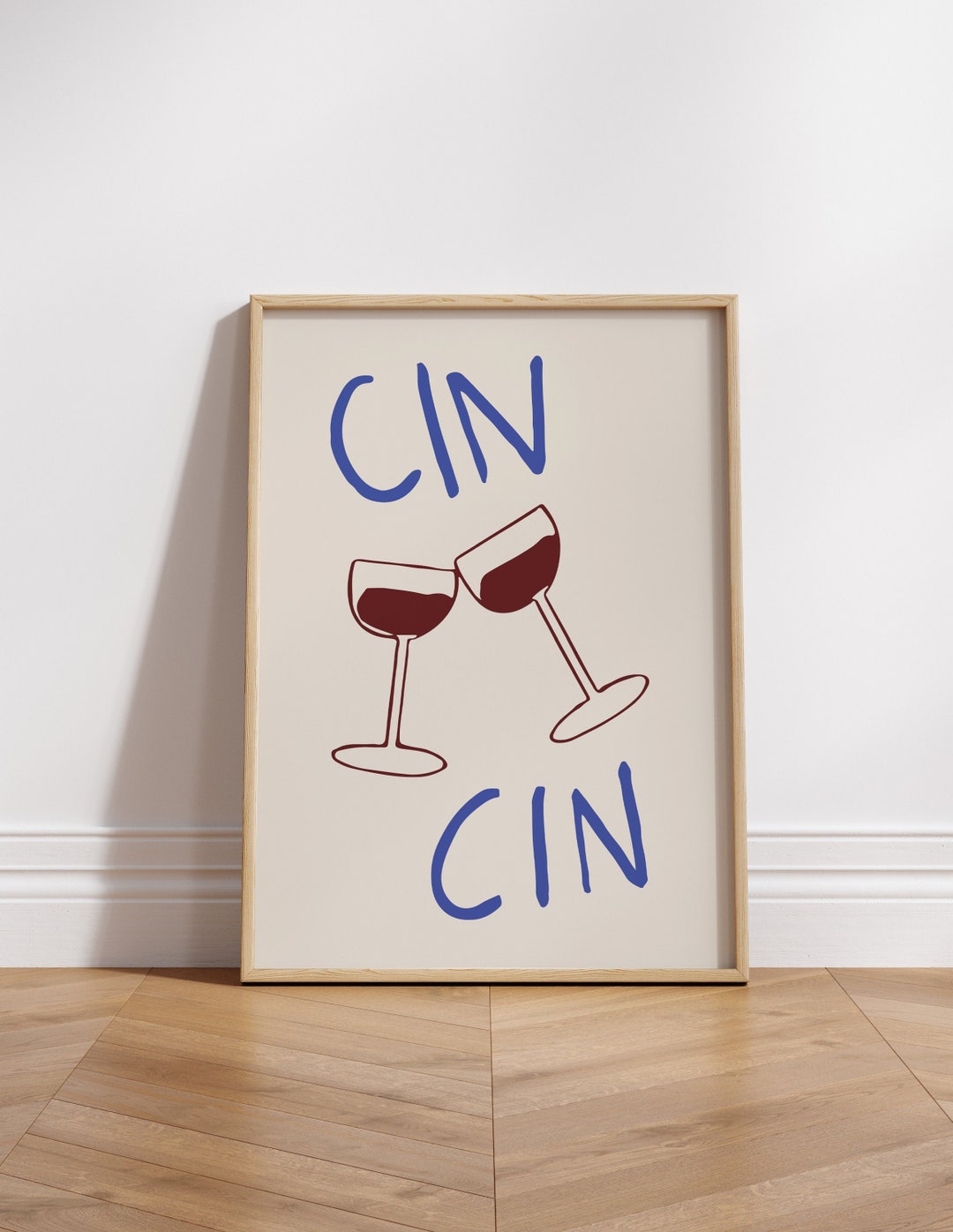 Trendy Cin Cin Poster, Cheers Print, Wine Print, Wine Glasses, Cin Cin ...