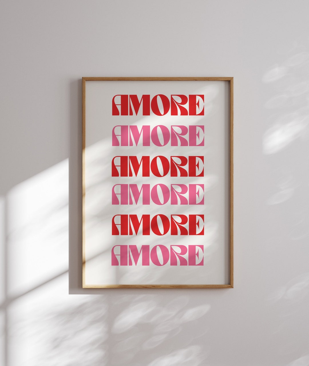 Amore Print, Amore Mio, Digital Download, Aesthetic Living Room Art ...