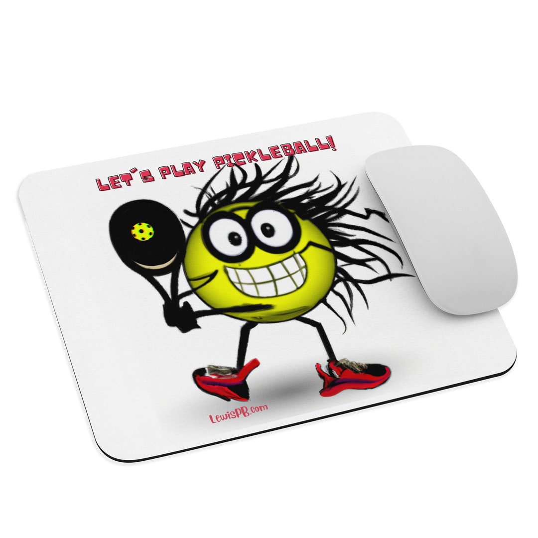 Pickleball Mouse Pad let's Play Pickleball - Etsy