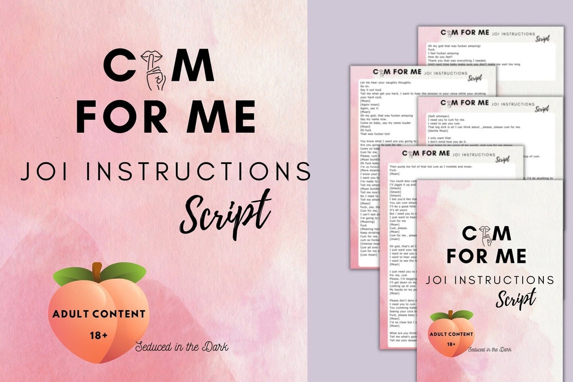 C*M for Me JOI Scripts, Onlyfans Script, Adult Content Script, Twitch ...