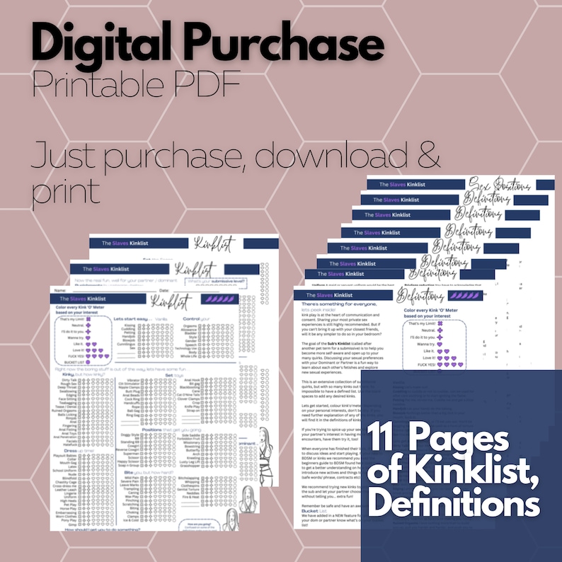 BDSM EXTREME Submissive Kink List Bdsm List, Spice Sex Life, Kinks Fetishes Humiliation, Bucket ...