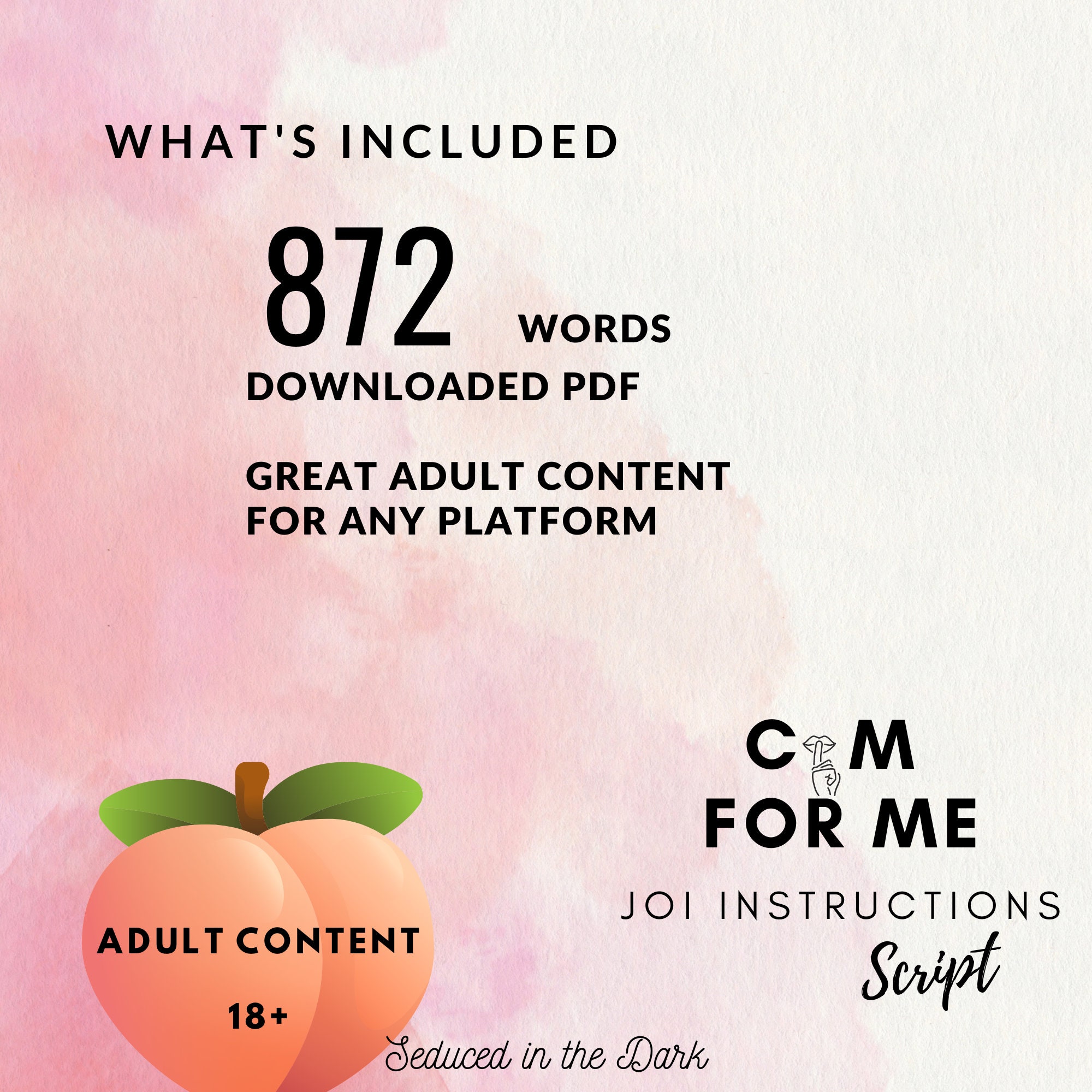 C*M for Me JOI Scripts, Onlyfans Script, Adult Content Script, Twitch ...