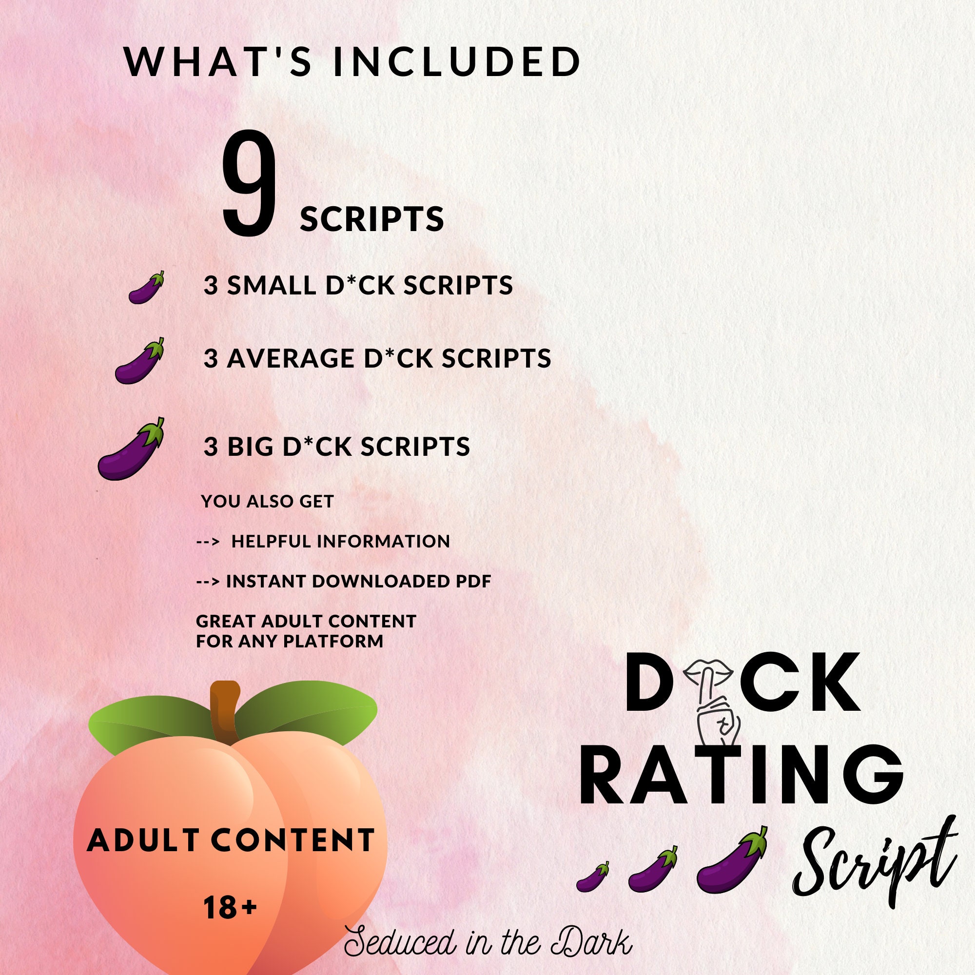 D*ck Rating Scripts, Onlyfans Script, Adult Content Script, Twitch Camgirl Snapchat Fansly ...
