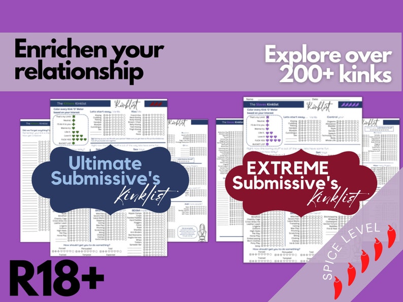 BDSM Kink Lists Ultimate & Extreme, Relationship Sex Life Love, Kinks ...