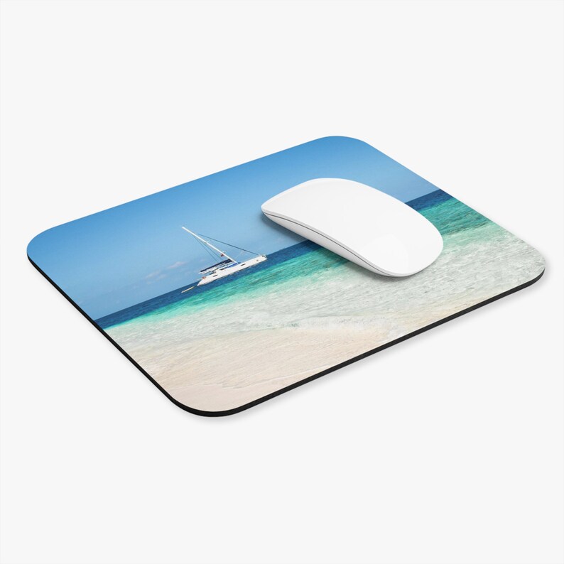 Sailboat Catamaran Caribbean Mouse Pad (rectangle) - Etsy