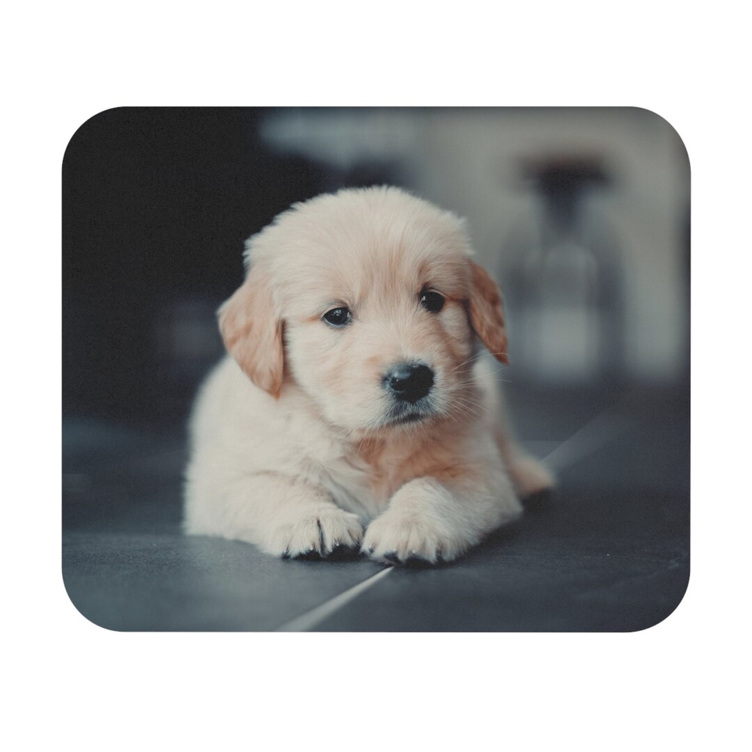 Golden Retriever Puppy Mouse Pad (rectangle) - Etsy