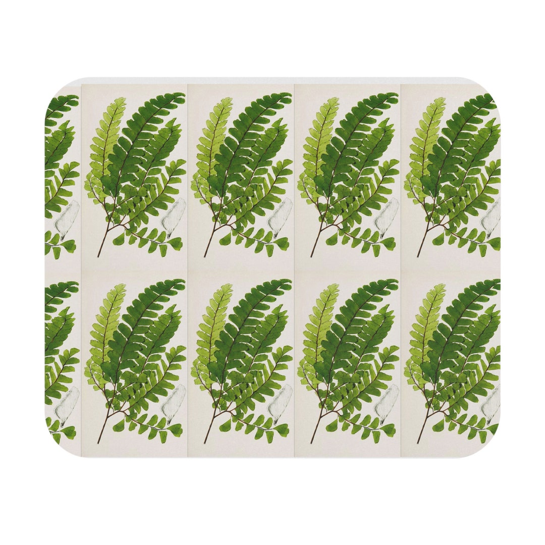 Fern Art Mouse Pad, Fern, Art, Mouse Pad, Art, Art Pad, Greenery, Mouse ...