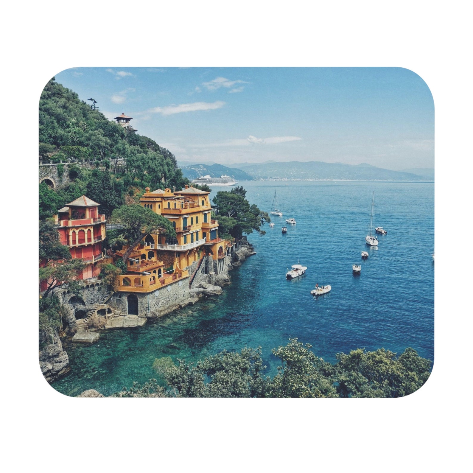 Italy Portofino Sea, Italian, Mouse Pad (rectangle) - Etsy