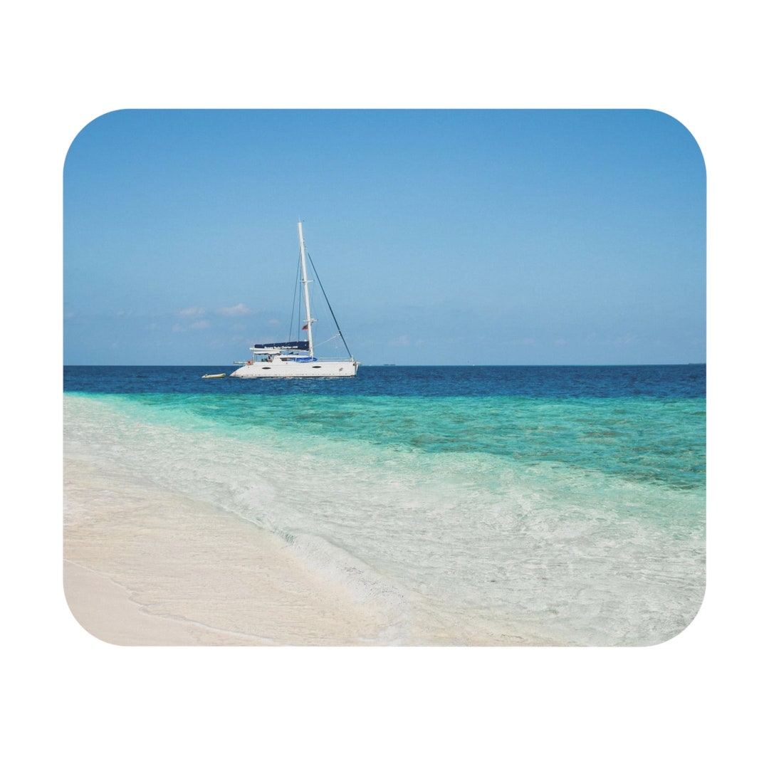 Sailboat Catamaran Caribbean Mouse Pad (rectangle) - Etsy