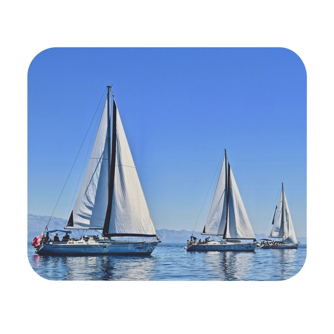 Sailboats Sailing, Sail, Mouse Pad (rectangle) - Etsy