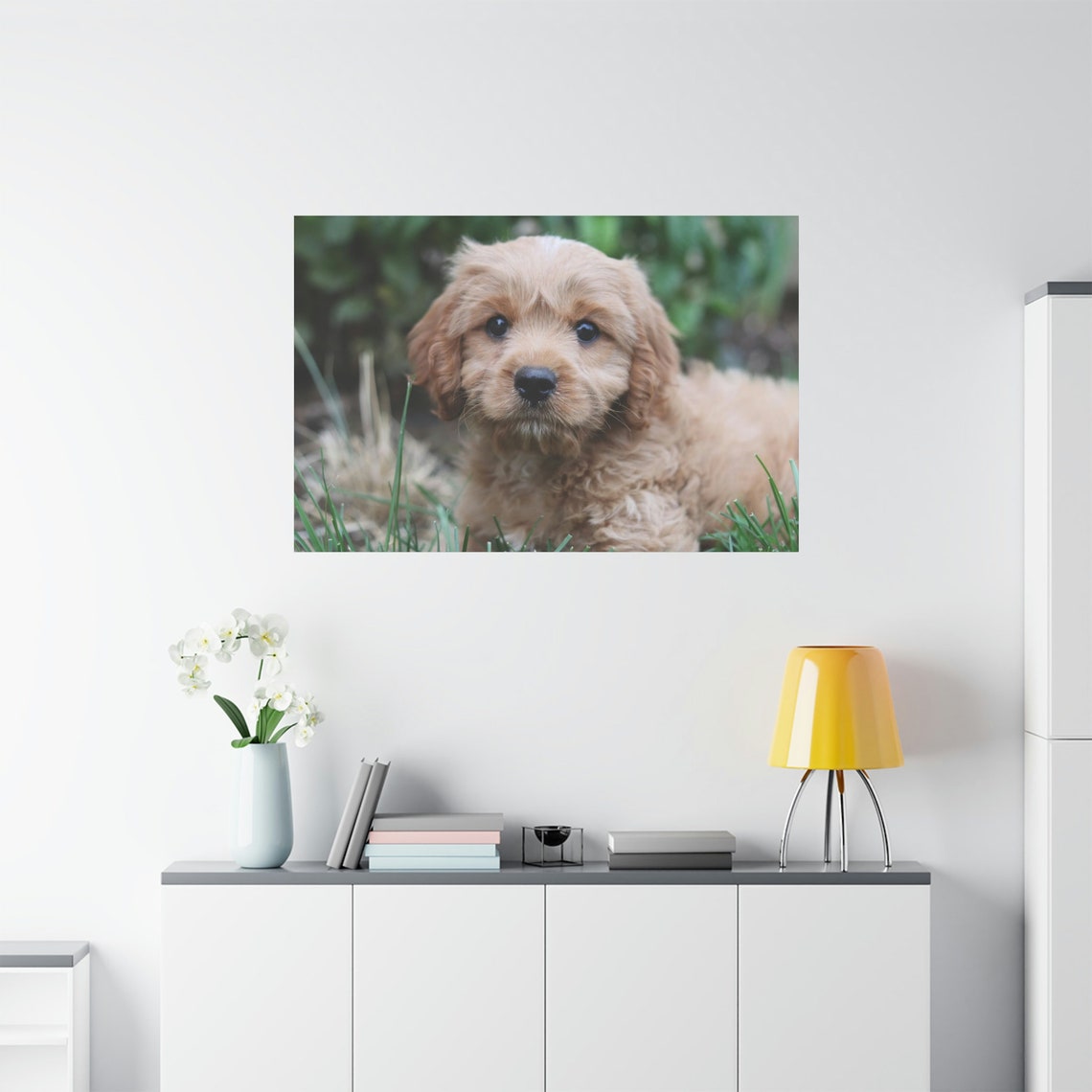 Light Brown Cavapoo Puppy Matte Canvas Print, Stretched, 1.25" - Etsy