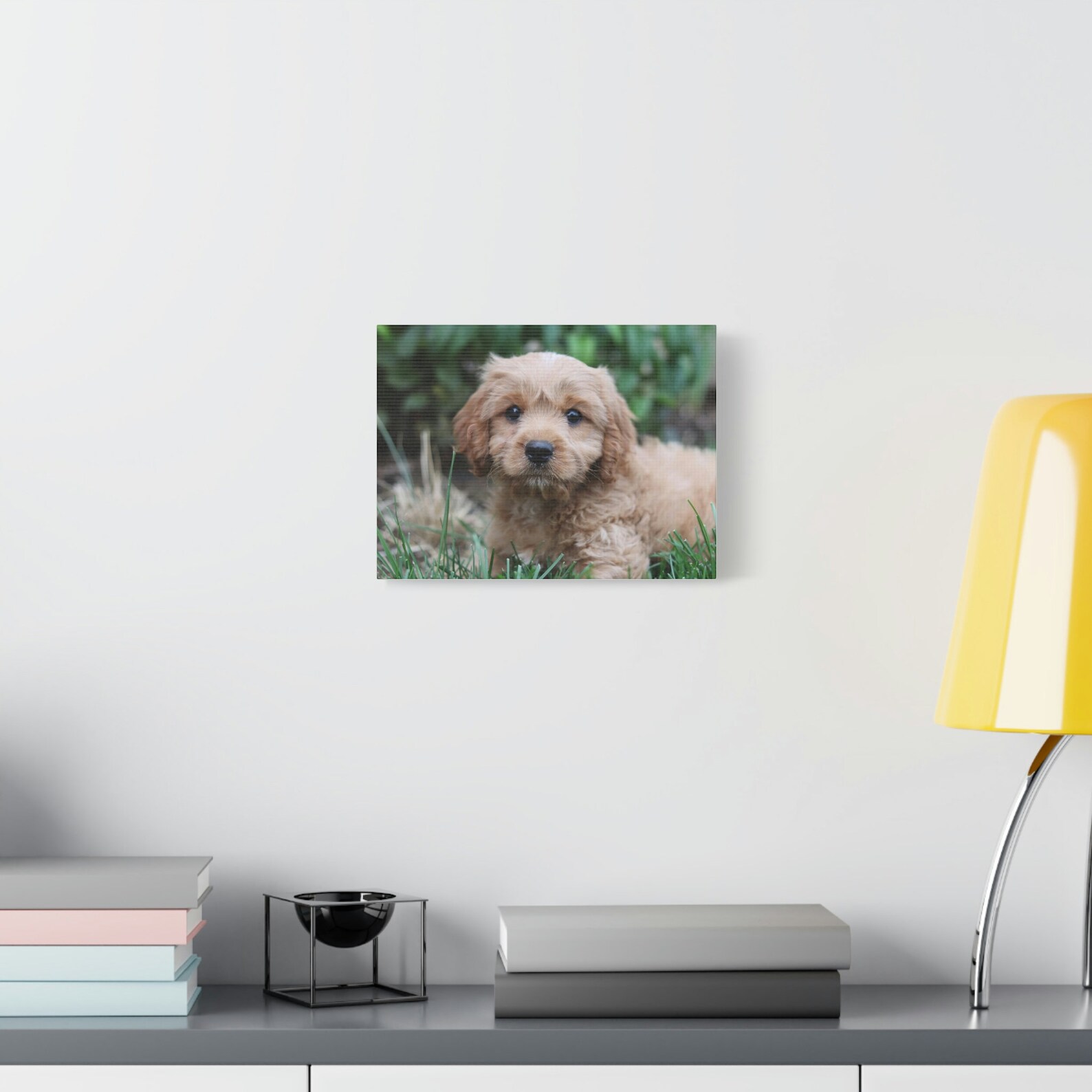Light Brown Cavapoo Puppy Matte Canvas Print, Stretched, 1.25" - Etsy