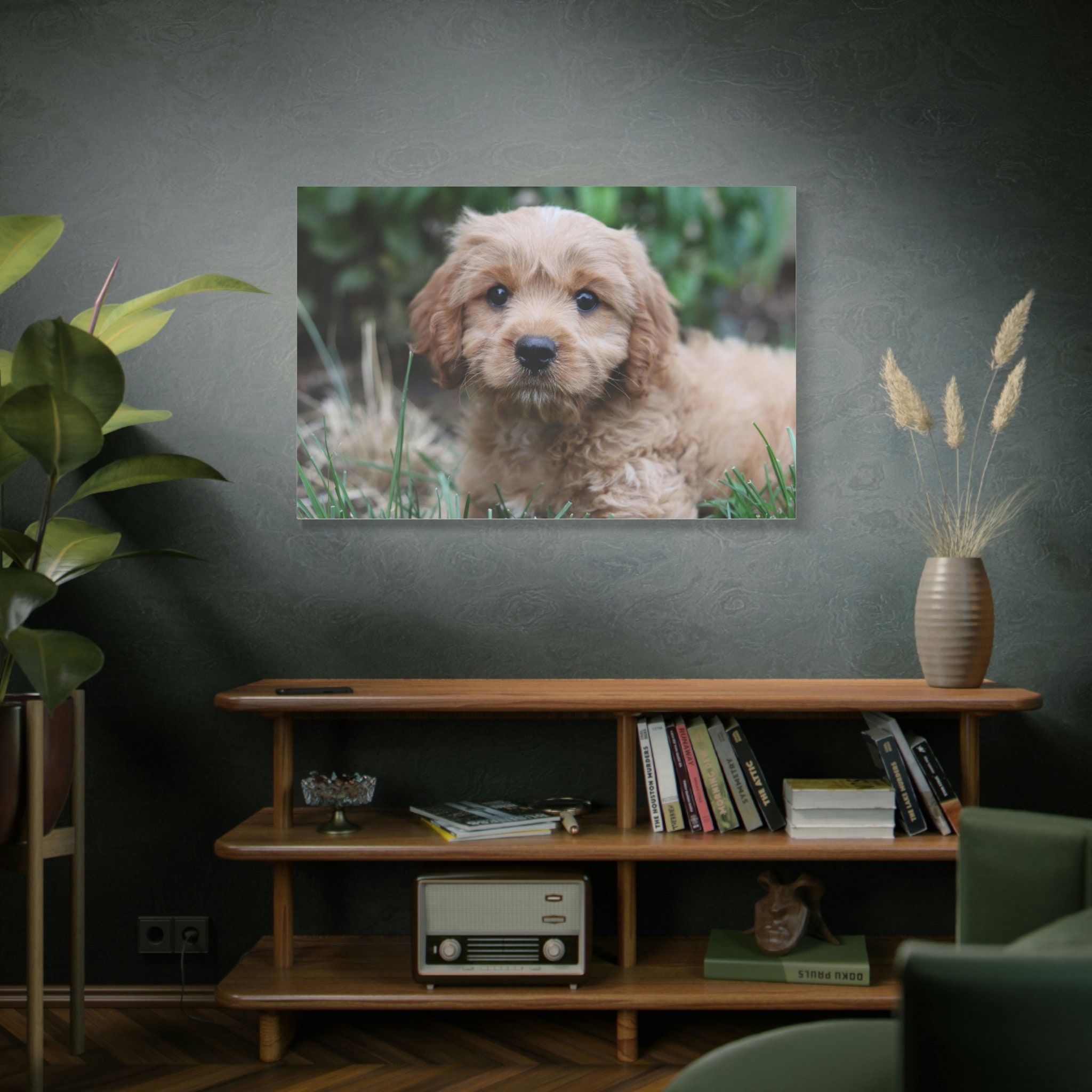 Light Brown Cavapoo Puppy Matte Canvas Print, Stretched, 1.25" - Etsy