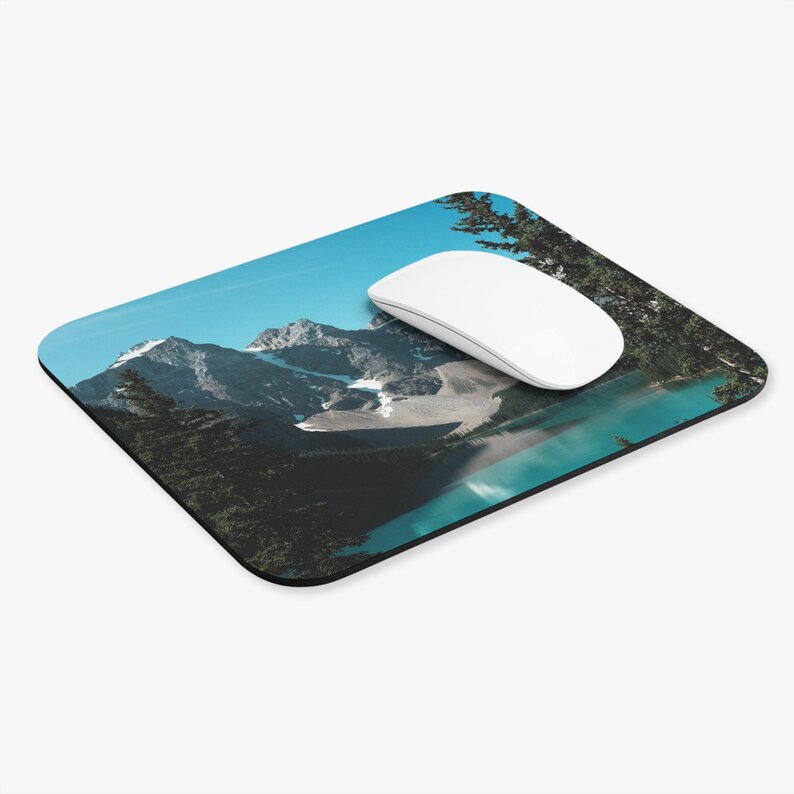 Overlook at Banff National Park, Banff Park, National Park, Mouse Pad Art, Lake, Mouse Pad ...