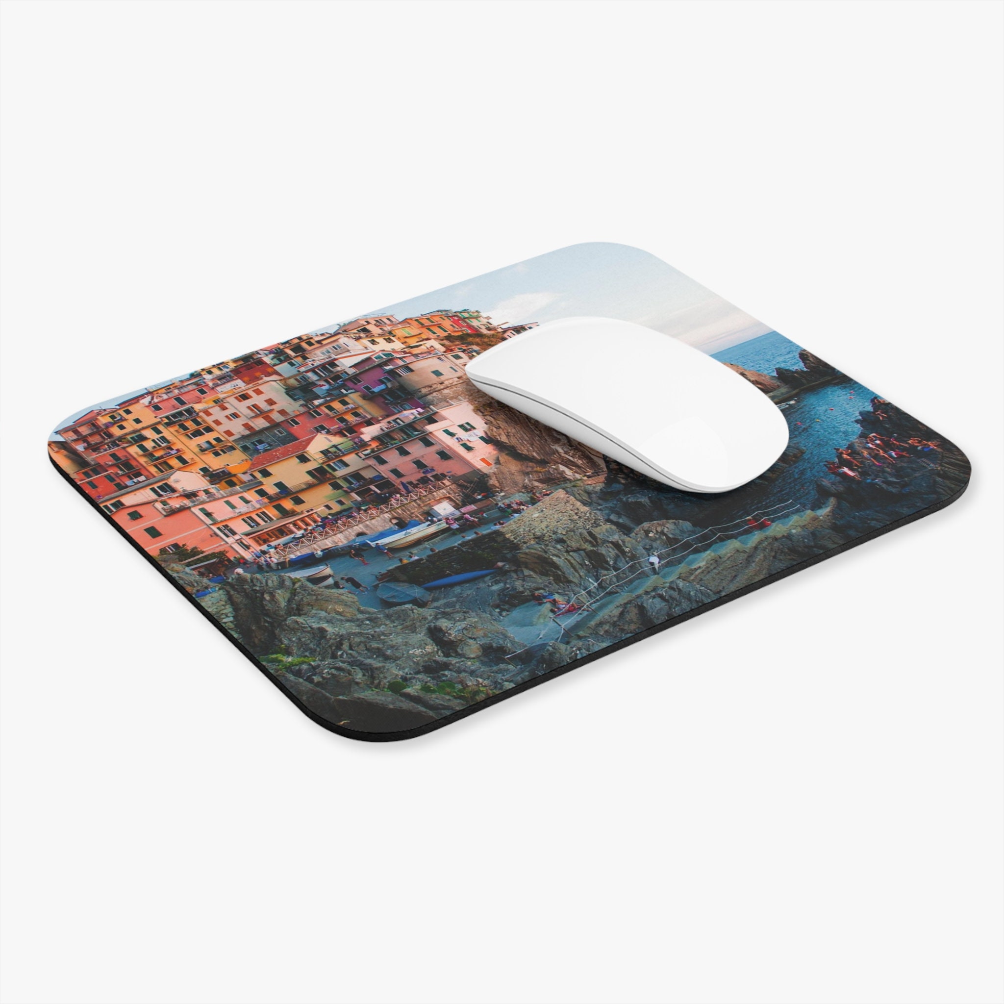 Italy, Italian, Cliff, Colorful, Sea, Mouse Pad (rectangle) - Etsy