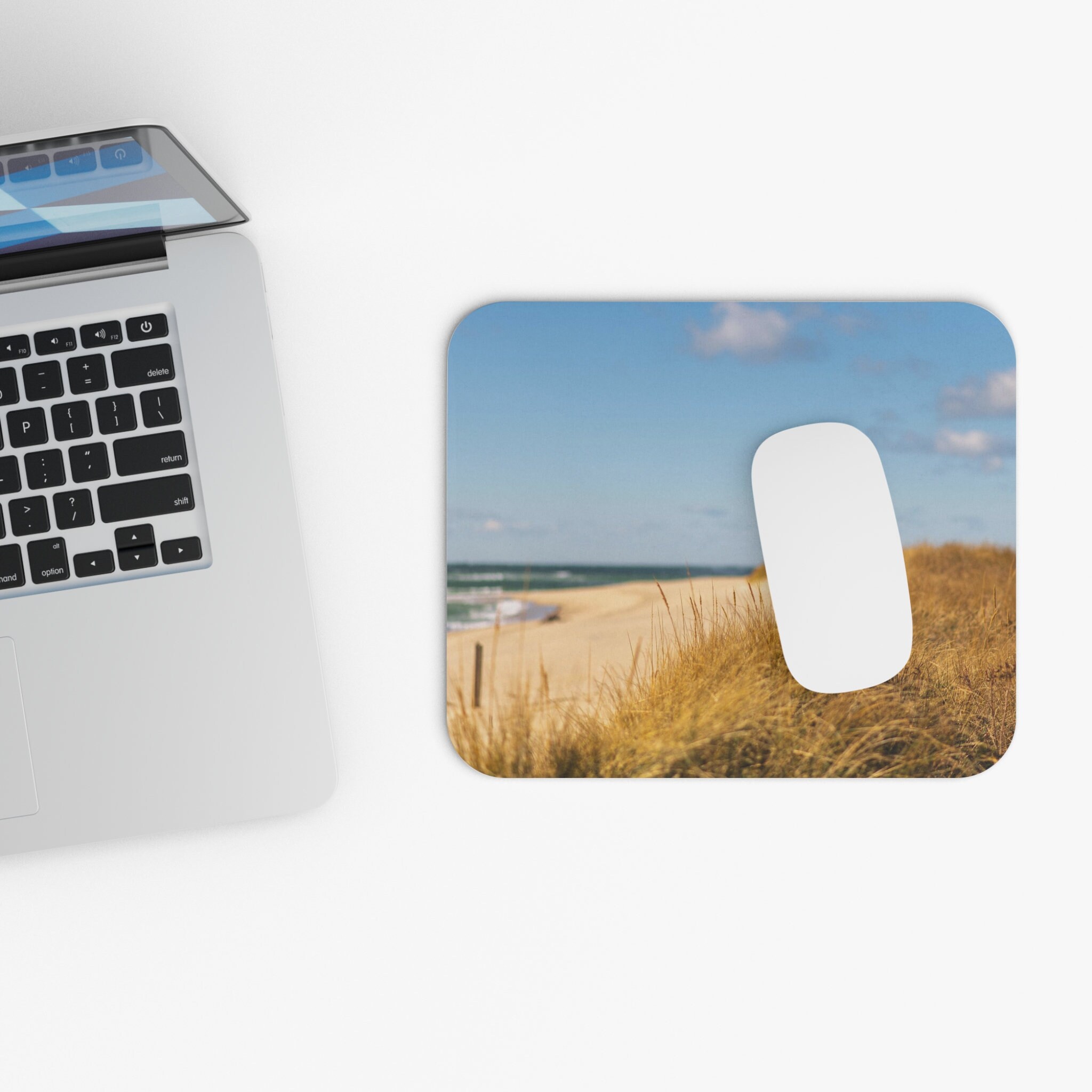 Nantucket Beach Mouse Pad: Coastal Island Design - Etsy