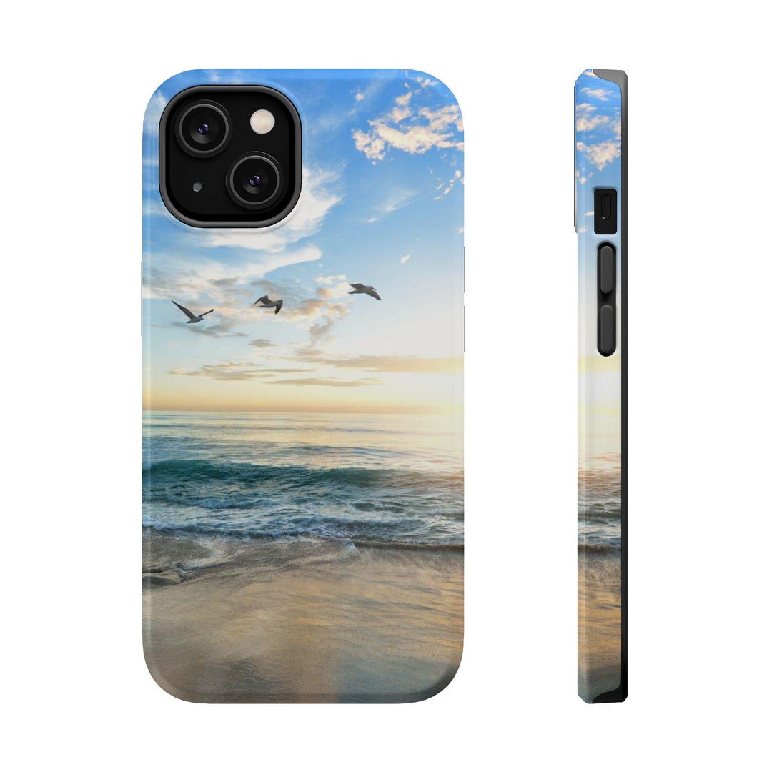 Seagull Beach Scene Magsafe iPhone Case - Etsy