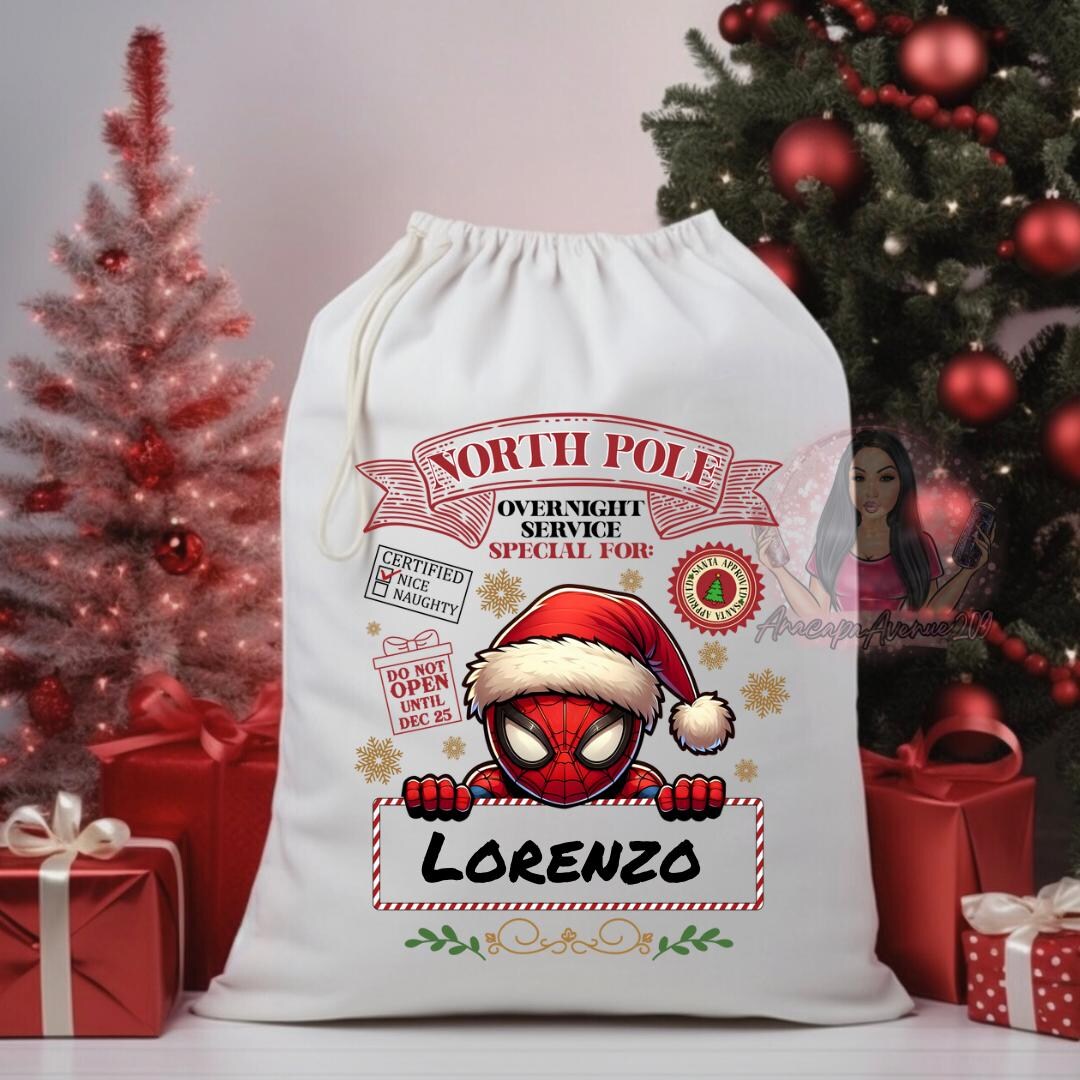 Personalized Santa Sack, Christmas Gift Bag, Family Gift Ideas ...