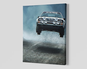 Audi Quattro Rally Poster - Etsy
